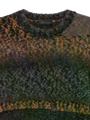 DONDUP Intarsia-knit Crewneck Sweater