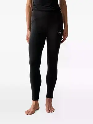 Adidas By Stella McCartney Logo-print Ruched Leggings