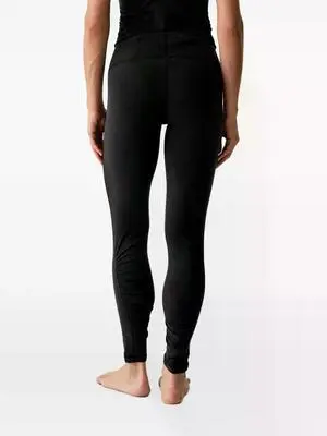 Adidas By Stella McCartney Logo-print Ruched Leggings