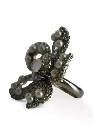 Miu Miu Crystal Flower Ring