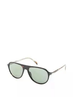 DB EYEWEAR BY DAVID BECKHAM Tortoiseshell-effect Rectangle-frame Sunglasses