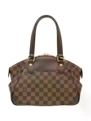 LOUIS VUITTON Damier Ebene Verona Pm Handbag - Brown