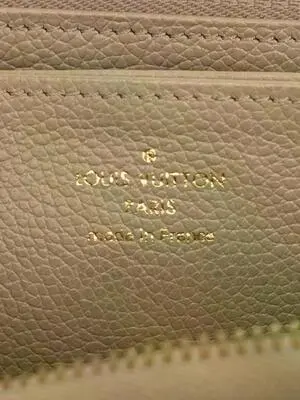 LOUIS VUITTON 2010-2026 Bicolor Monogram Empreinte Giant Zippy Wallet Long Wallets - Brown