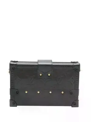 LOUIS VUITTON Monogram Vernis Petite Malle Shoulder Bag