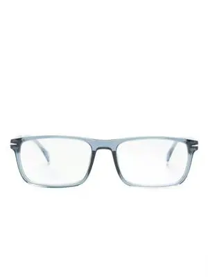 DB EYEWEAR BY DAVID BECKHAM Rectangle Frame Glasses - Blue