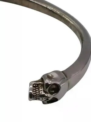 Alexander McQueen Tone Twin Skull Cuff Bracelet