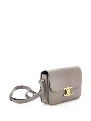 Celine Triomphe Shoulder Bag In Smooth Calfskin