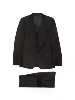 BOSS Notched-lapel Single-breasted Suit - Black