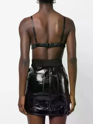 THE MANNEI Sierra Leather Cropped Tank Top