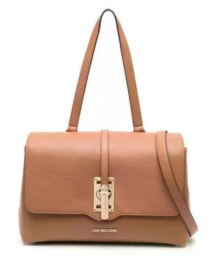 Moschino Leather Shoulder Bag - Brown