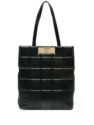 Moschino Quilted Shoulder Bag - Black