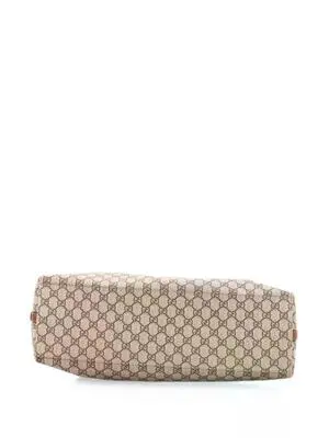 Gucci Emblem Gg Coated Canvas Maxi Tote Bag