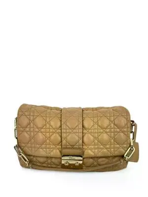 Dior 2000-2010s Cannage New Lock Shoulder Bag - Neutrals