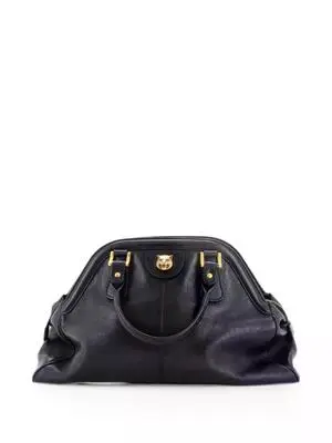 Gucci Re Top Handle Bag Leather Medium Satchel