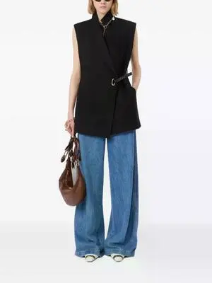 Sportmax Belted Sleeveless Blazer