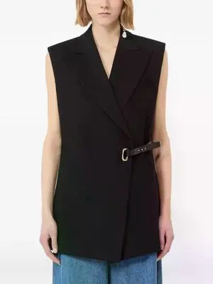 Sportmax Belted Sleeveless Blazer