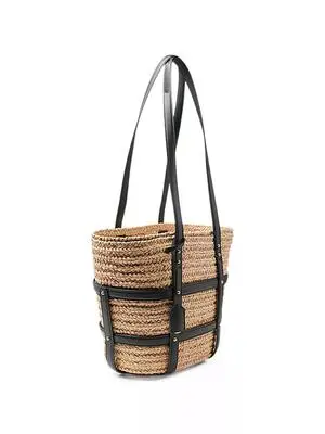 Saint Laurent Woven Cage Shoulder Bag