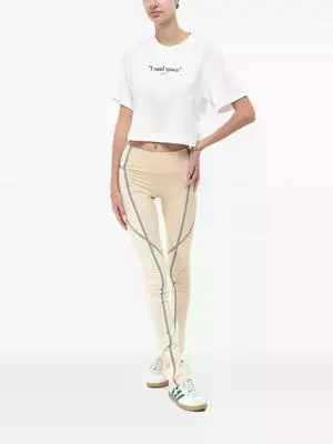 Off-White Reflective Ankle-zip Leggings