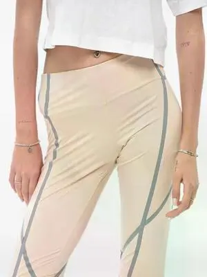 Off-White Reflective Ankle-zip Leggings