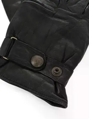 Polo Ralph Lauren Leather Gloves With Fleece Lining