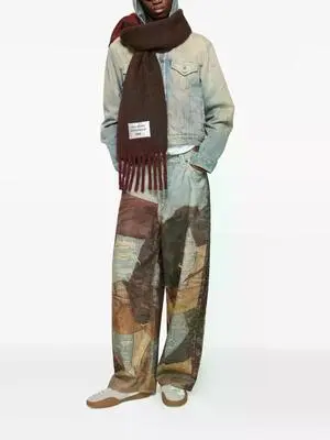 Acne Studios Two-tone Fringed Scarf