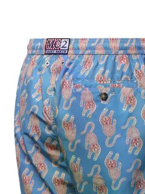 MC2 SAINT BARTH Lighting Tiger Print Swim Shorts