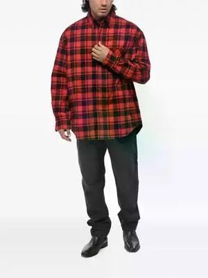 Off-White Check-pattern Padded Overshirt