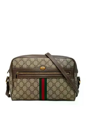 Gucci 2016-2026 Gg Supreme Ophidia Crossbody Bag - Neutrals