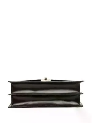 FERRAGAMO 2010-2026 Leather Dial Lock Clutch Bag