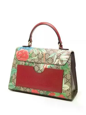 Gucci Gg Supreme Tian Padlock Satchel
