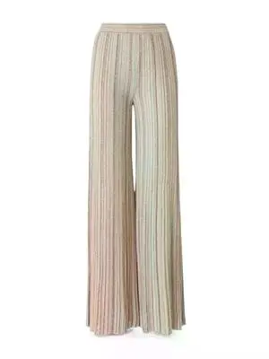 Missoni Ribbed Palazzo Trousers With Sequins
