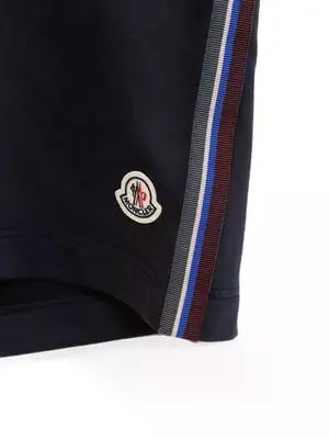 Moncler Logo-patch Side-stripe Shorts