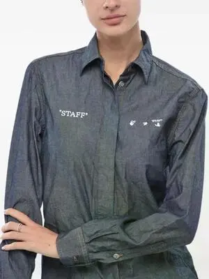 Off-White Logo-print Cotton Shirt