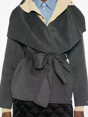 Marella Mllpulcino Belted Shawl-collar Coat