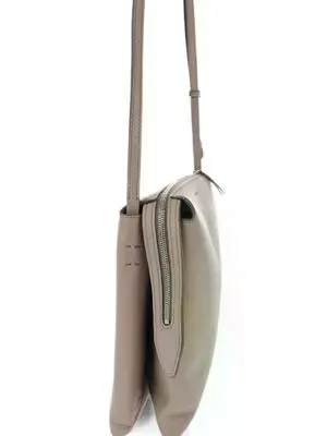THE ROW Twin Leather Crossbody Bag