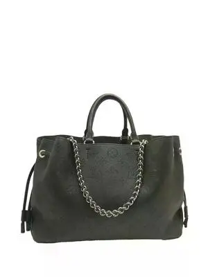 LOUIS VUITTON 2021-2026 Monogram Mahina Bella Tote Satchel - Black