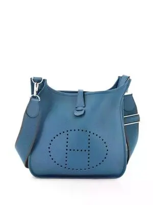 Hermès Evelyne Bag Gen Iii Clemence Pm Crossbody Bag - Blue