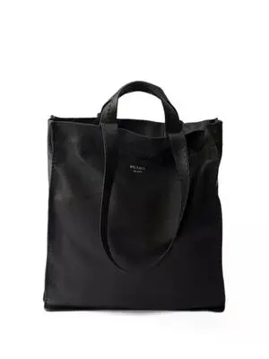 Prada Nappa Leather Tote Bag - Black