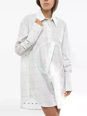 Off-White Striped Long Sleeve Shirt