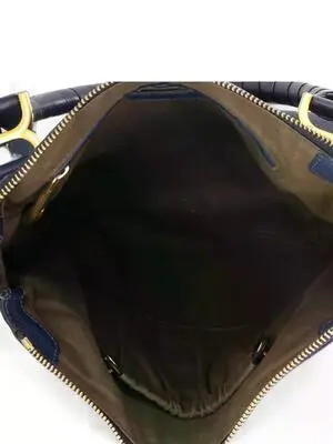 Chloé Marcie Leather Medium Shoulder Bag - Blue