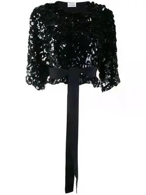 P.a.r.o.s.h Cropped Jacket With Belted Waist