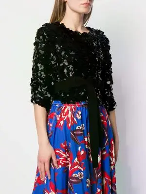P.a.r.o.s.h Cropped Jacket With Belted Waist