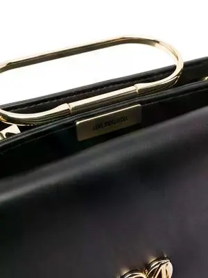 Moschino Logo Plaque Clutch Bag