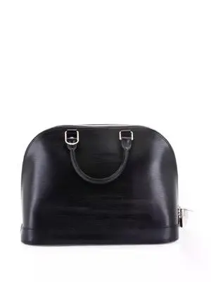 LOUIS VUITTON Alma Handbag Epi Leather Pm Satchel - Black