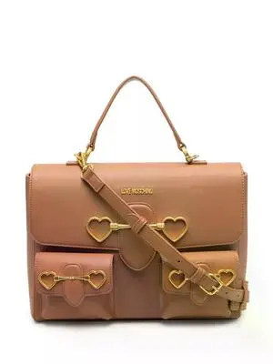 Moschino Heart-motif Tote Bag - Brown