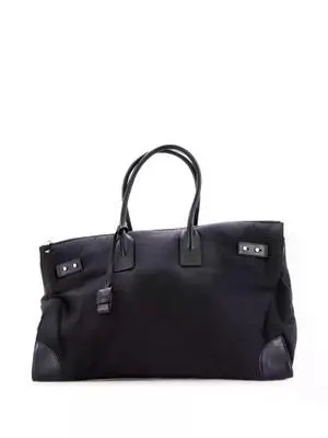 Saint Laurent Sac De Jour Duffle Bag Nylon 48h Travel Bag - Black