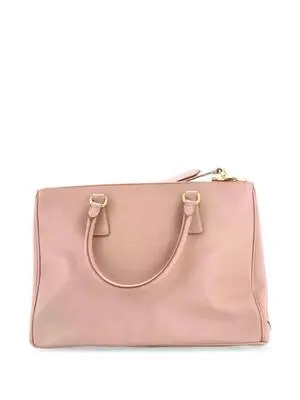 Prada Saffiano Leather Tote Bag - Neutrals
