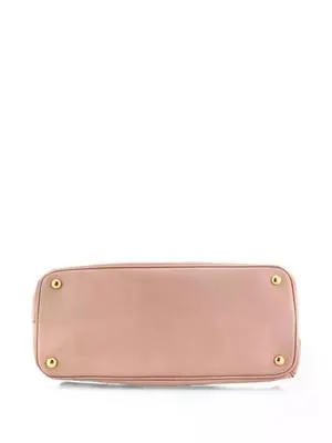 Prada Saffiano Leather Tote Bag - Neutrals