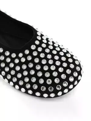 Dsquared2 Icon Jewel-embellished Ballet Flats