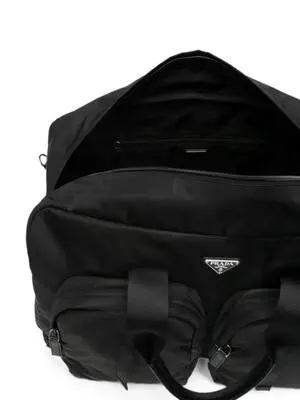 Prada Re-nylon Logo Plaque Holdall
